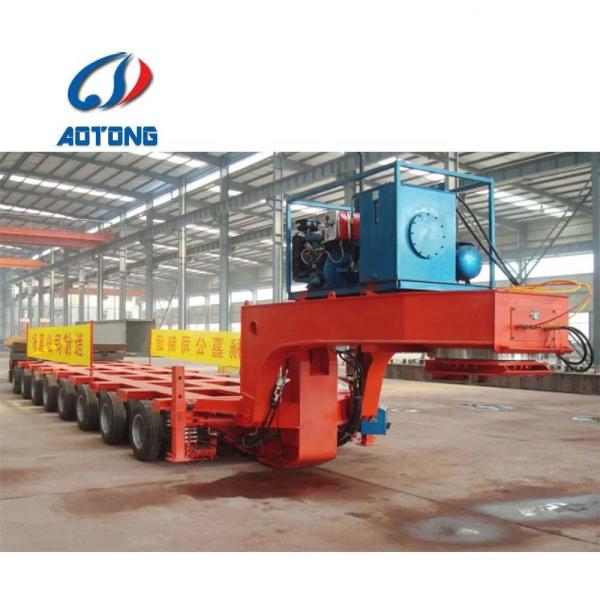 Quality 3000ton Max Payload Aotong Multi Axles Hydraulic Axis Steerable Modular Semi for sale