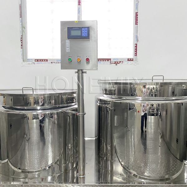 Quality PLC Vacuum Homogenizing Emulsifier Mixer Machine Custom Combine for sale