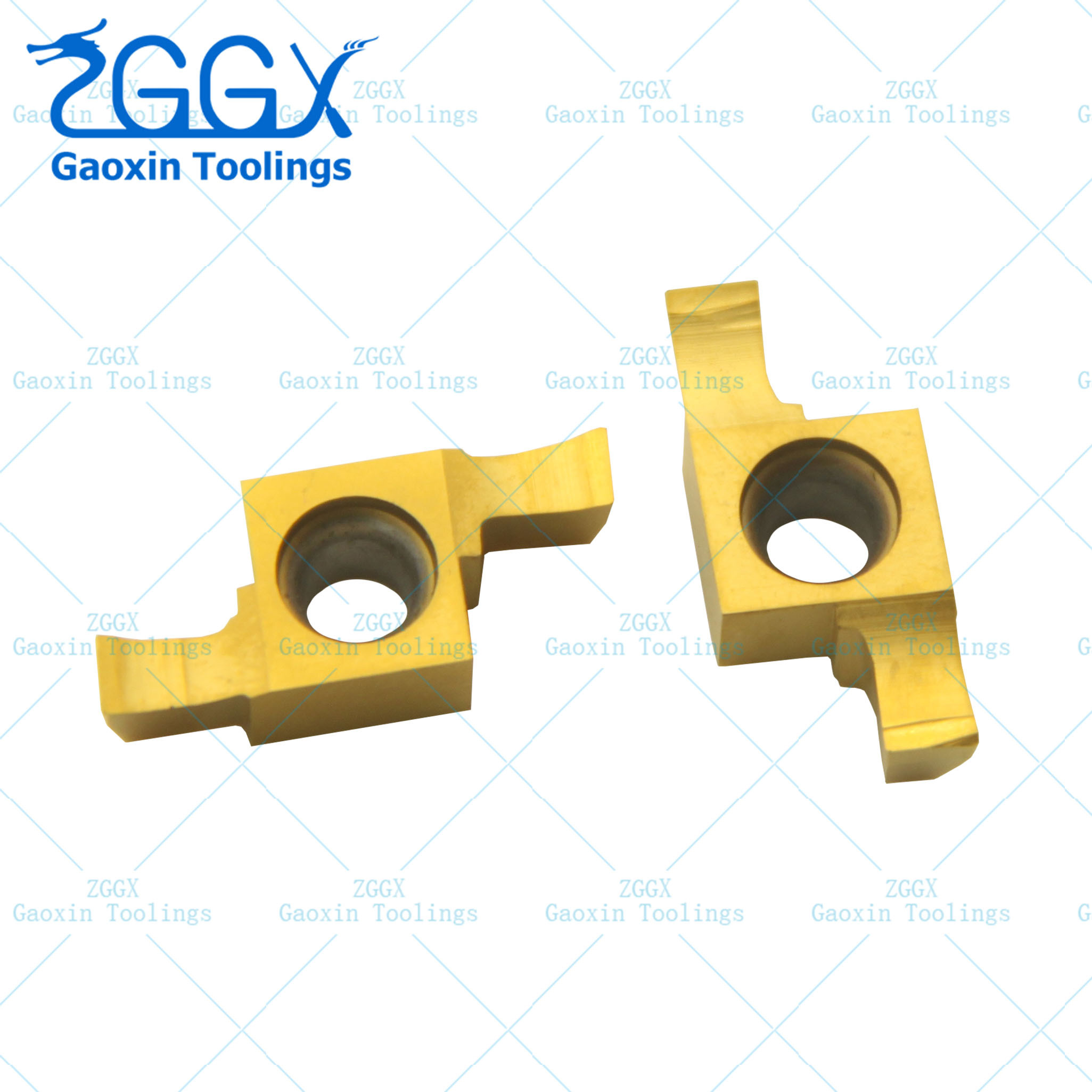 Quality Yellow Parting And Grooving Inserts Metal Turning CNC Tools Insert for sale