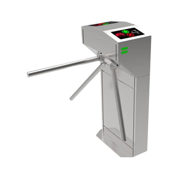 Quality RFID Ticketing System Vertical Automatic Stainless Steel Tripod Turnstile Gate for sale