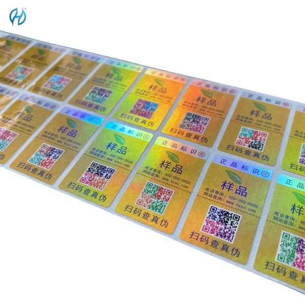 Quality Customized Anti Counterfeiting Label Ensuring Product Authenticity for sale