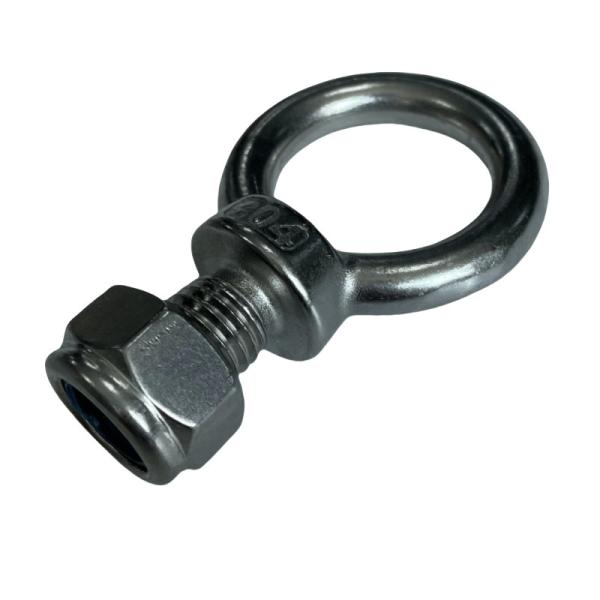 Quality Custom Machined Parts Marine Stainless Steel Ring Screw Cable Ring Parts for sale