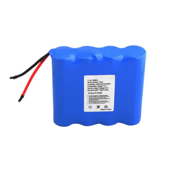 Quality OEM 18650 Lithium Battery Pack 14.8V 2000mAh 18650 Cell Pack IEC62133 for sale