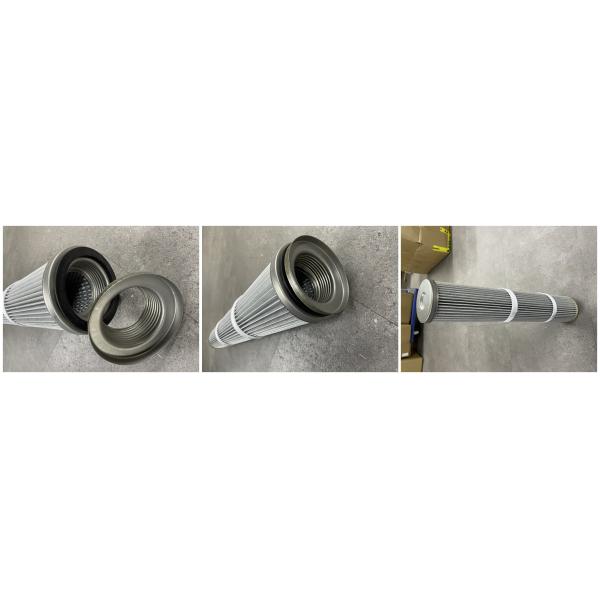 Quality Anti Static Polyester Pleated Conical Filter Cartridge For Dust Collection System for sale