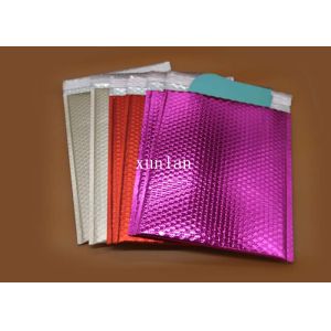 Quality Multicolor Recyclable Shipping Bubble Mailers Offset Printing For Posting Tape for sale