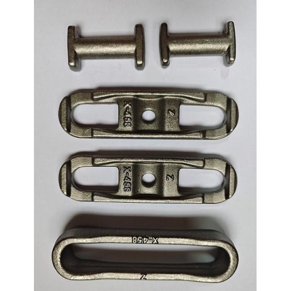 Quality 4 Inch X458 Conveyor Chain Drop Forged Rivetless Alloy Steel for sale