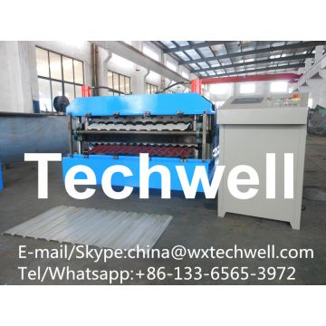Quality Chain Transmission Double Layer Roll Forming Machines For Corrugated Sheets for sale