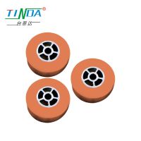 Quality Abrasion Proof Efficient Thermal Transfer Silicone Wheel High Temp Rollers for sale