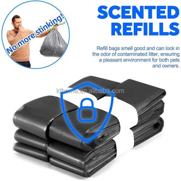 Quality Customized Continuous Garbage Bag Airdeer Smart Bin Self Sealing Auto Refill for sale