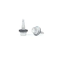 Quality Steel Hex Head Self-Drilling Roofing Tek Screws with Rubber Washers Stitch Screw for sale