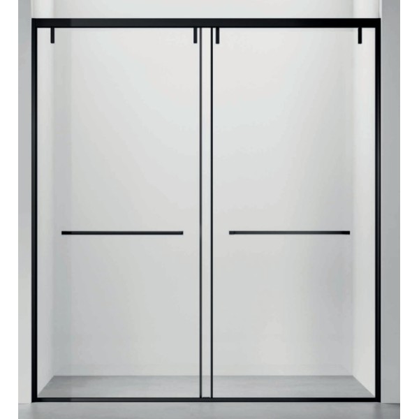 Quality Stainless Steel, Bathroom Shower Room,Double Sliding Door, Slider Door,Matt Balck for sale