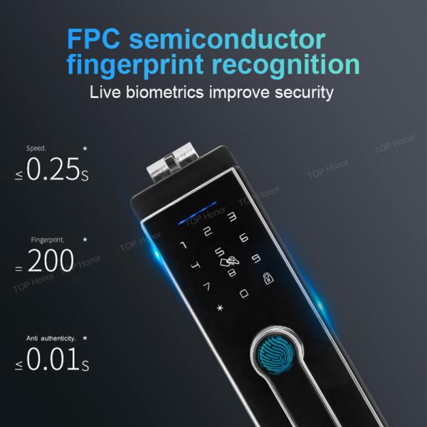 Quality High Compartment Partition Door Fingerprint Lock Password Lock IC Card Key Glass for sale