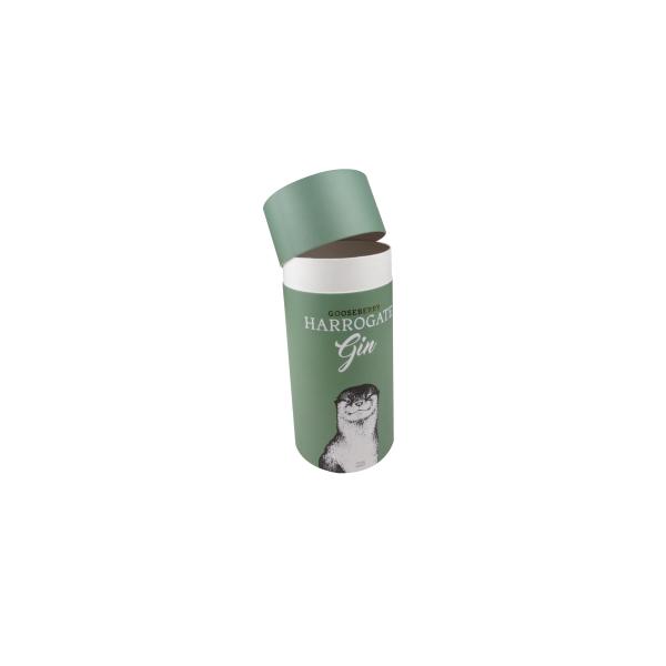 Quality Cosmetic Candle Packaging Box Eco Friendly Green Tube Luxury Design for sale