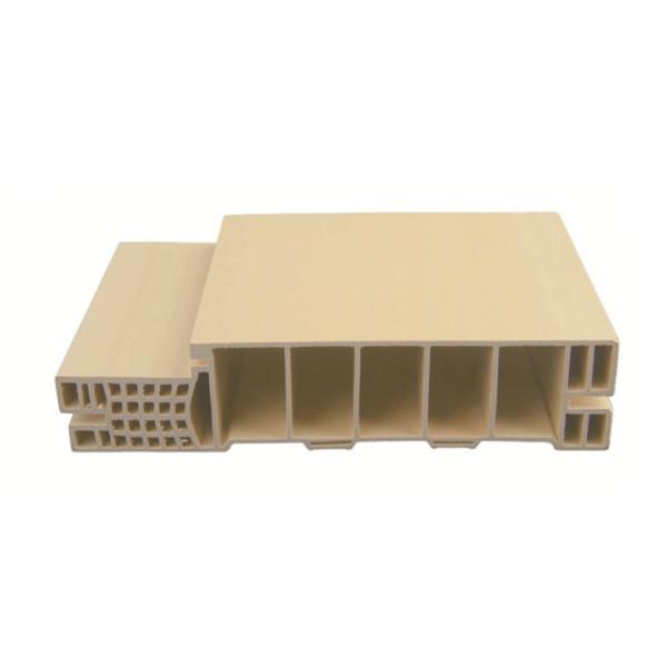Quality Hotel Applications Co-Extruded PVC Mouldings for Durable WPC Door Frame for sale