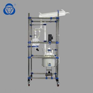 Quality 304 Stainless Steel Semi Automatic Glass Reactor with 0.098MPa Vacuum for Lab Crystallizer for sale