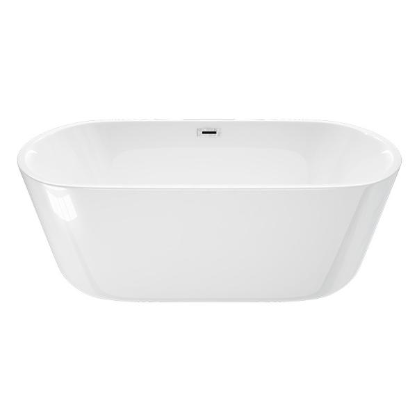 Quality ASTM Non Slip Classic Oval Shape Acrylic Freestanding Bathtub for sale