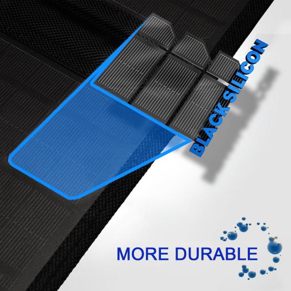 Quality 100W Hiking Solar Folding Bag Solar Travel Backpack for sale