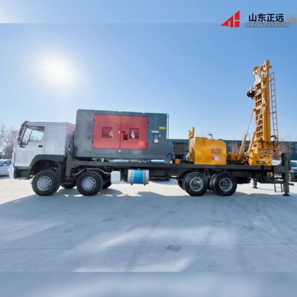 Quality 600meter Depth Diesel Truck Mounted Drilling Rig Powerful Water Well Drilling Machine for sale