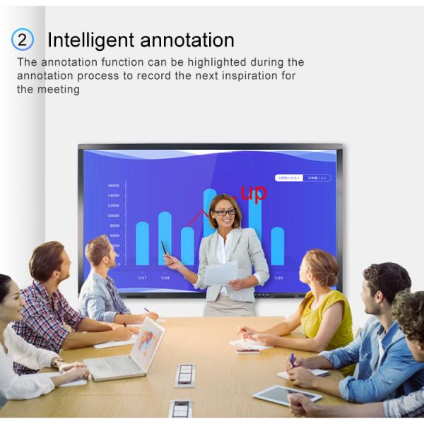 Quality 65 Inch Interactive Flat Panel Led Smart Board Touch Whiteboard for sale