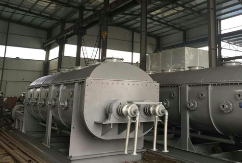 Quality High Efficiency Compact Footprint Paddle Dryer For Industrial Sludge Chemical Processing for sale