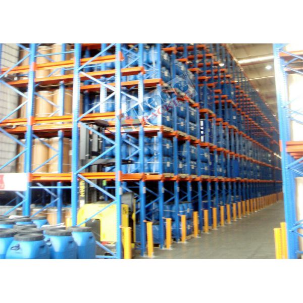 Quality Channel Type Drive In Racking High Density Storage Racks For Frozen Food for sale