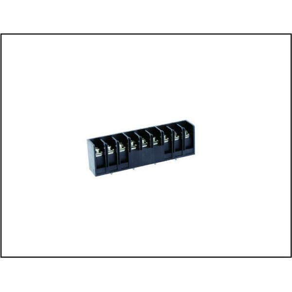 Quality PBT UL94-V0 PA66 Brass Power Terminal Blocks 25A / 300V M4 Screw 9.50mm Pitch for sale