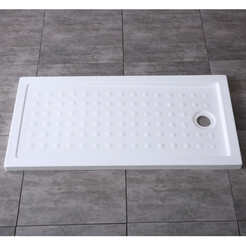 Rectangular Acrylic Shower Base Bathtub Tray Shower Plate