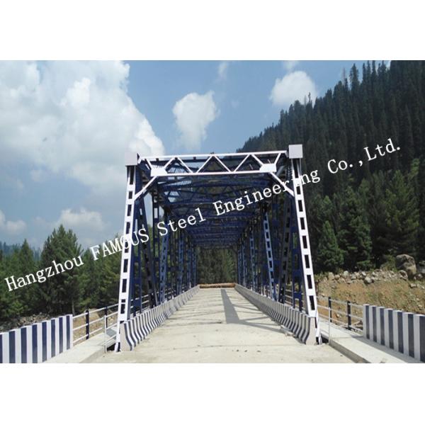 Quality Galvanized Surface Steel Truss Bridge for sale