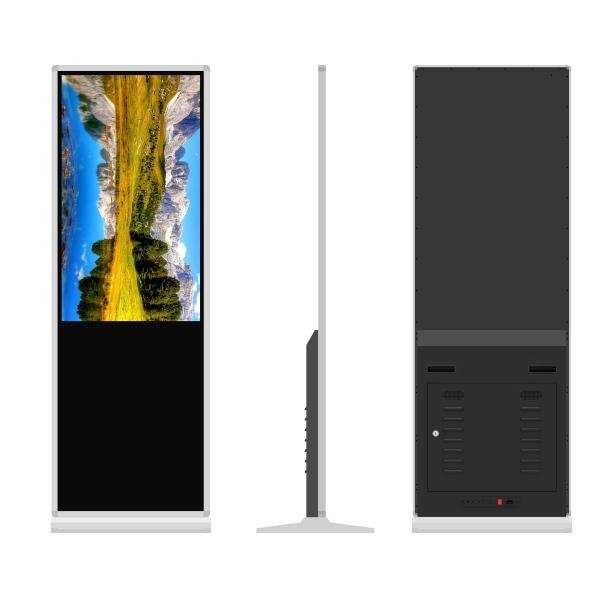 Quality 43 Inch HD LCD Vertical Indoor Digital Signage Display Touch Screen Kiosk for sale