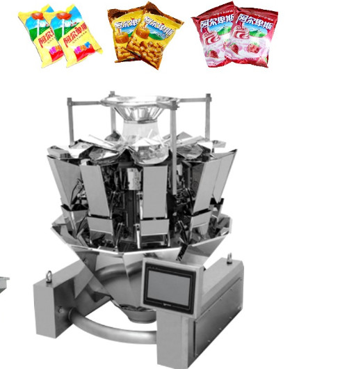 Quality Mini Bear Center Filling Biscuit Packing Machine Multi Heads Weight Packaging for sale