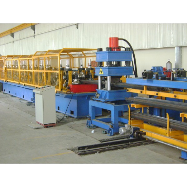 Quality W Shape 2 And 3 Waves Highway Guardrail Steel Plate Roll Forming Machine Cold Rolling Mill for sale