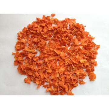 Quality Orange Colour Dried Dehydrated Carrots 10x10x3mm 3x3mm for sale