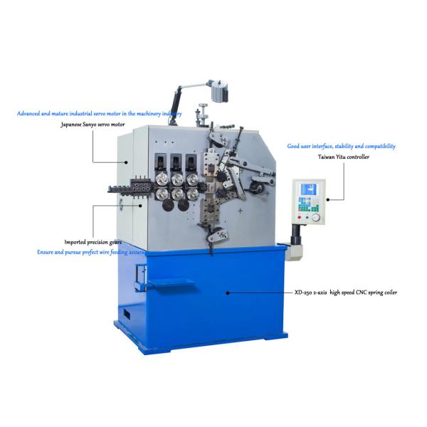 Quality XD-250 2-Axis Spring Coiling Machine Producing 2.0mm To 5.0mm Compression for sale