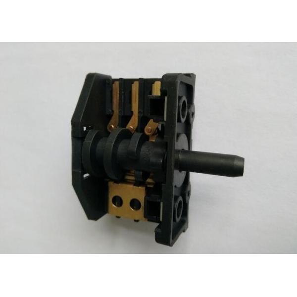 Quality Knob 6 Position Rotary Switch For Oven / Stove 250V 16A Brass Terminal for sale
