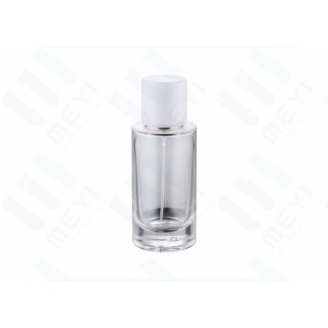 Quality Mini 50ml Glass Perfume Bottles With Black Magnetic Perfume Cap And Black Box for sale