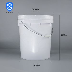 Quality SIDUN Paint 5 Gallon Bucket With Lid White Anti Shrink for sale
