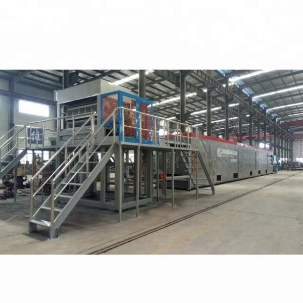 Quality Recycled Pulp Egg Box Forming Machine 80KW Rotary Video Technical Support for sale