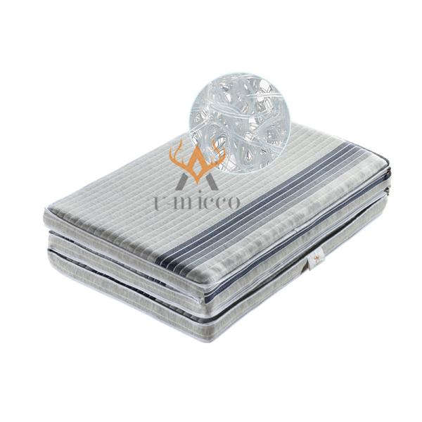 Quality Anti-Bacterial Ecofriendly Washable Folding Airfiber Mattress High Polymer for sale
