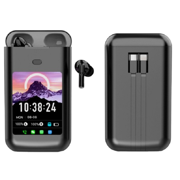 Quality Smart TWS Earbuds with 5000mAh Charging Case,Bluetooth 5.4,ENC Noise Cancellation, Multi-App Message Alerts (WeChat/WhatsApp/FB) for sale