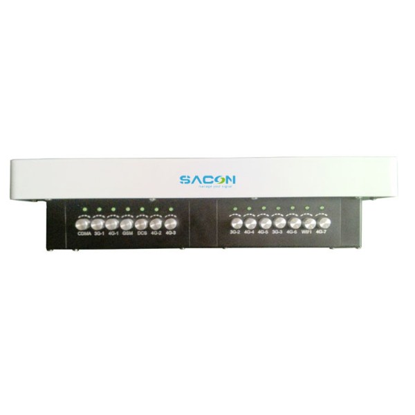 Quality 14 Bands 50W Output Power Cell Phone Signal Jammer with 5-30m Jamming Range for sale