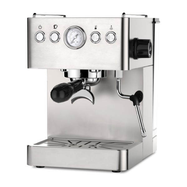 Quality Silk Household Coffee Machine 1.7L Detachable 220V With Pressure Gauge for sale