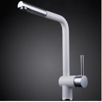 China Lead Free Electroplate Sus304 Utility Sink Pull Out Faucet factory