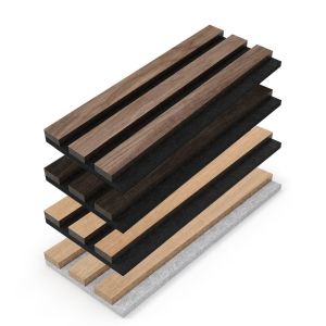Quality Eco Friendly Wood Slat Acoustic Panels 1220*2440mm For Studio for sale