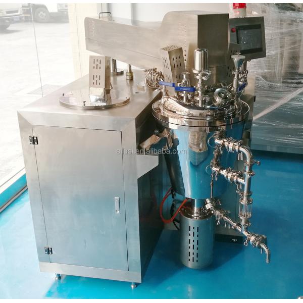 Quality Stainless Steel Hydraulic Lifting Vacuum Mascara Homogenizing Emulsifier for sale