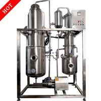 Quality Falling Film Evaporator Essential Oil Ethanol Vacuum 18kw SS304 for sale