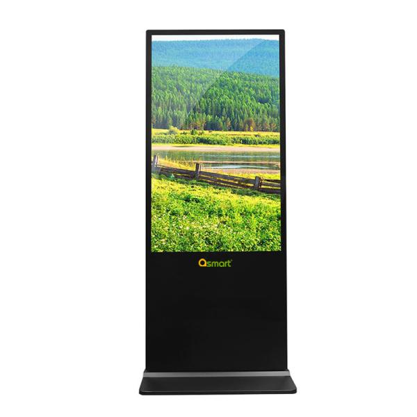Quality 1920x1080P FHD Resolution Floor Standing Lcd Digital Signage Display With 500cd for sale