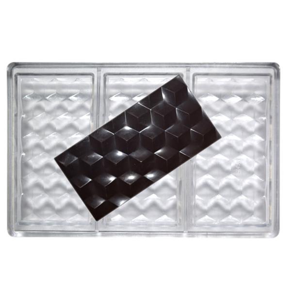 Quality Household Rectangular Custom Chocolate Molds Polycarbonate DIY Customized for sale
