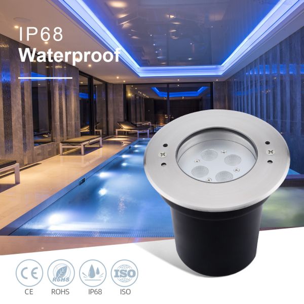 Quality LED Swimming Pool Underwater Light 316 Stainless Steel 2700K - 6500K CEM Approved for sale