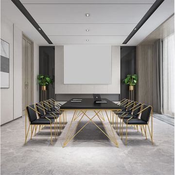 Quality Customized Melamine Rectangle Office Conference Table For 10 People for sale