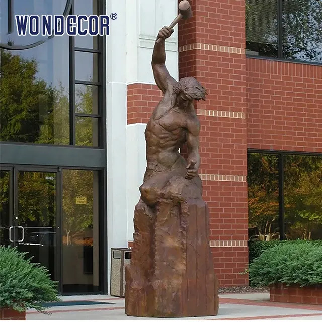 Custom Outdoor Garden Large Life Size Metal Bronze Human Sculptures ...